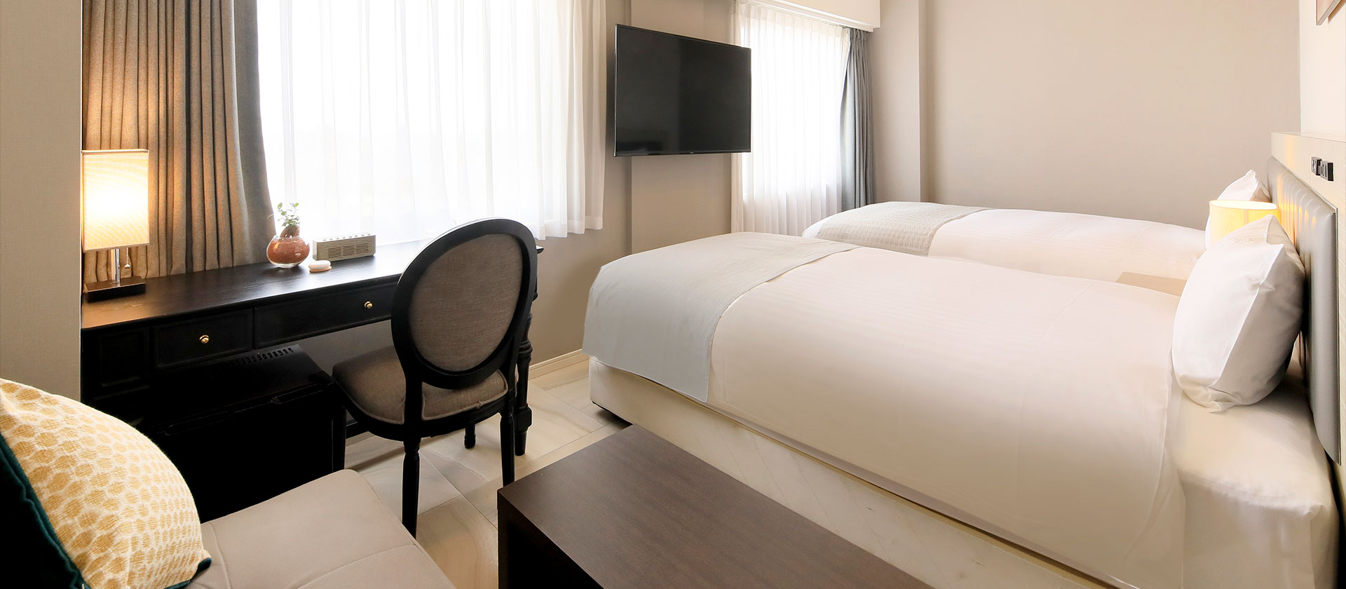 Moderate Twin | Quintessa Hotel Kagoshima Tenmonkan Relax&Sleep